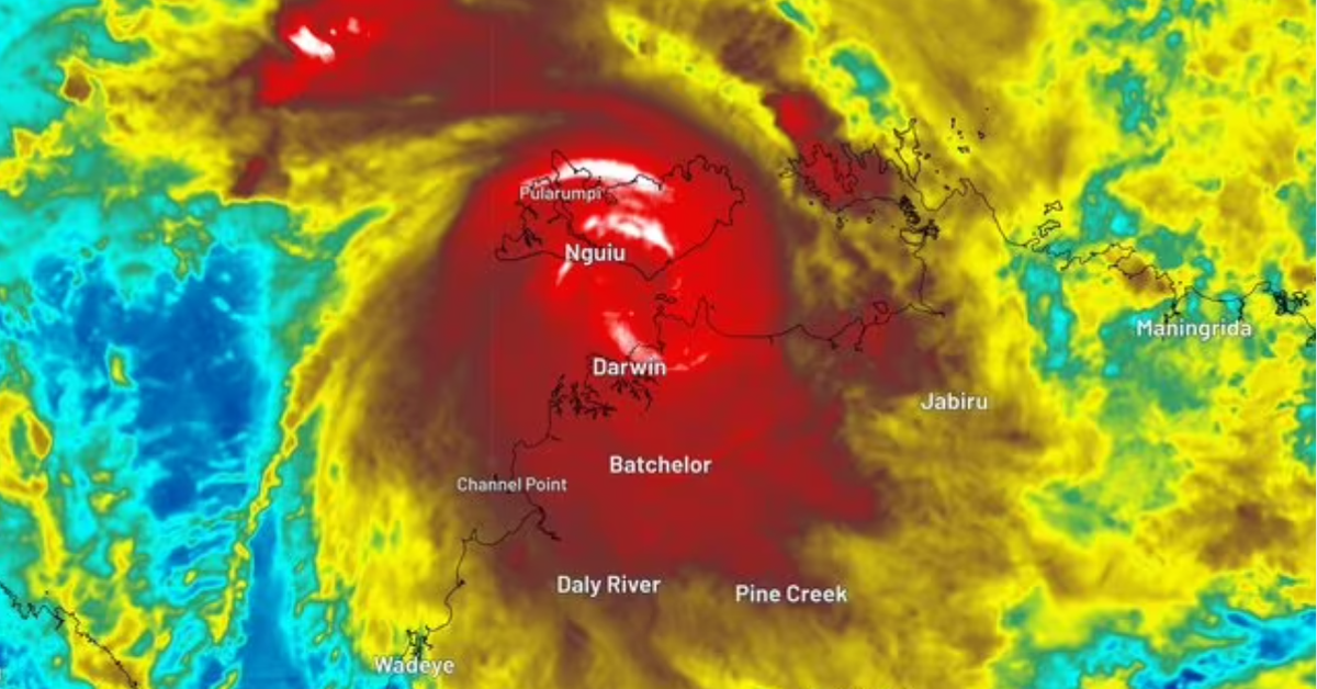 Tropical Cyclone Fina strengthens to category 4 on path to Western ...